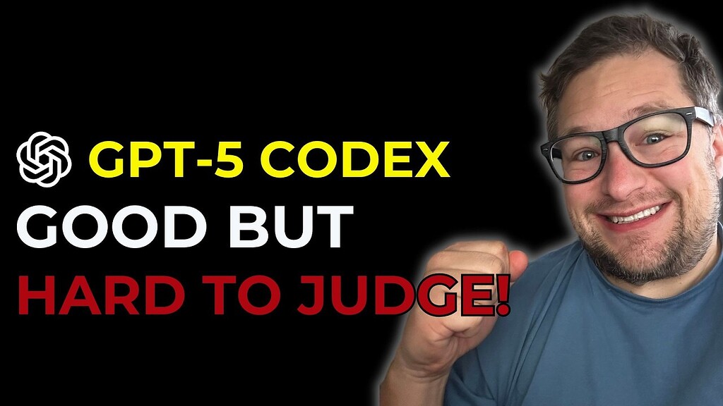 GPT 5 - Codex is a fantastic AI model for coding, but - open-ai - Art of Smart
