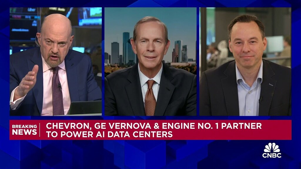 Chevron, GE Vernova and Engine No. 1 partner to power AI data centers ...