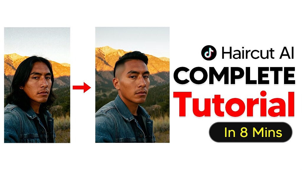 How To Do Tiktok AI Hair Trend (Tiktok AI Haircut Tutorial) - video ...