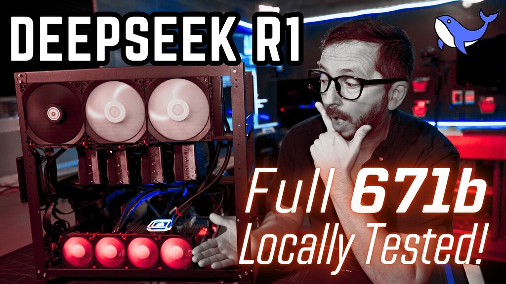Deepseek R1 671b Running LOCAL AI LLM is a ChatGPT Killer! - open ...
