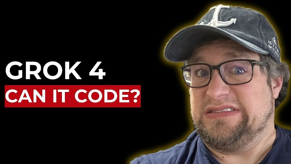 Grok 4 is good ... but can it code? - coding - Art of Smart
