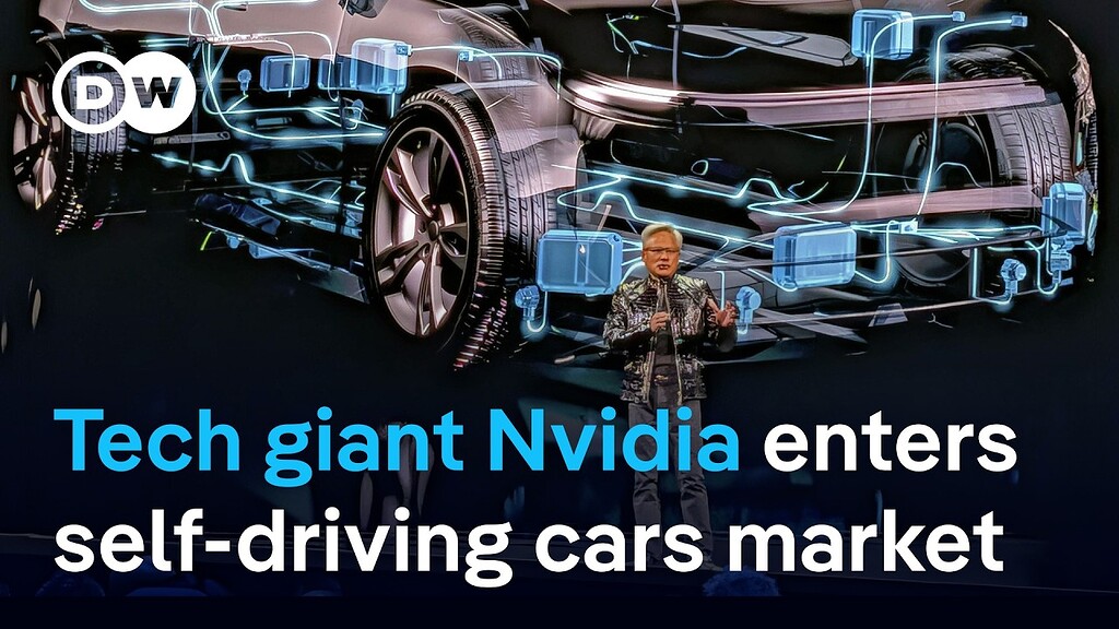 Nvidia unveils extremely powerful AI model for self-driving cars | DW ...