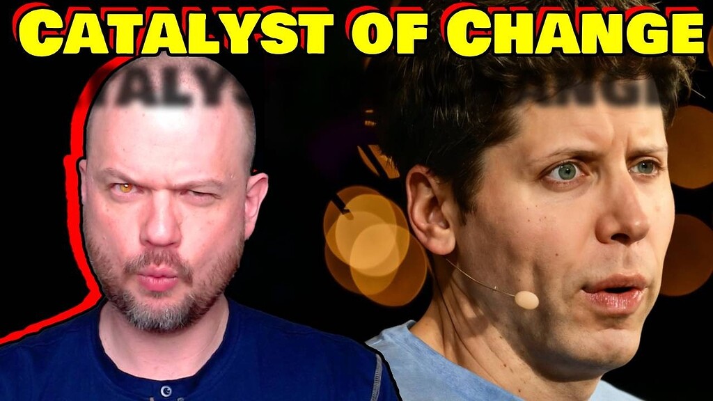 Sam Altman SHOCKING "Catalysts of Change" Interview (never before seen ...