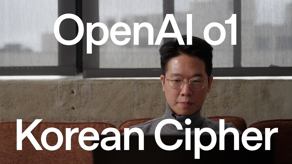 Korean Cipher with OpenAI o1 - open-ai - Art of Smart