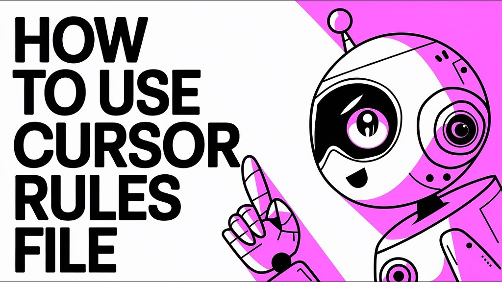 How to use cursorrules file with normal and my step by step method - video - Art of Smart