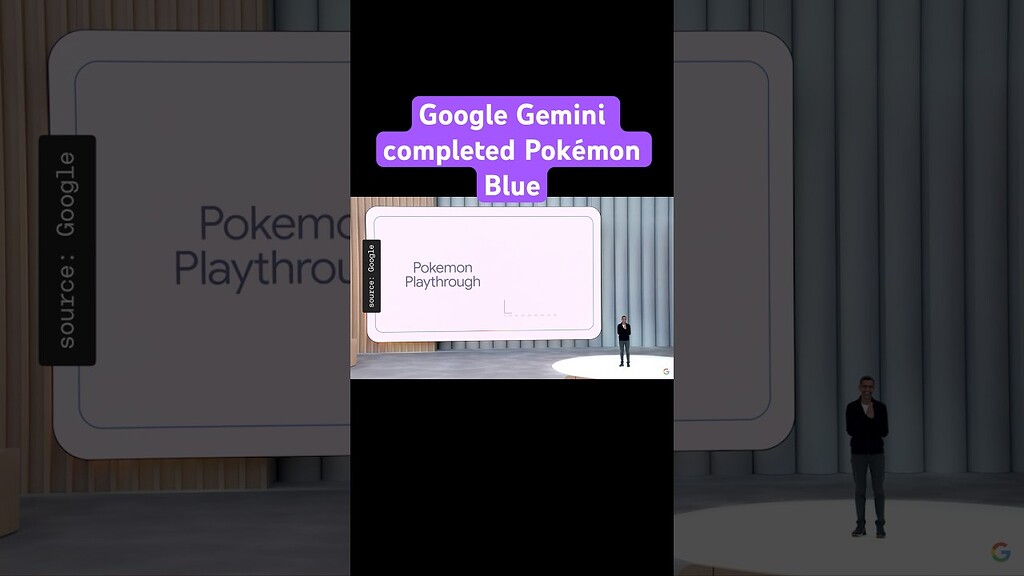 Gemini was able to complete Pokémon Blue through Google's TPU Ironwood ...