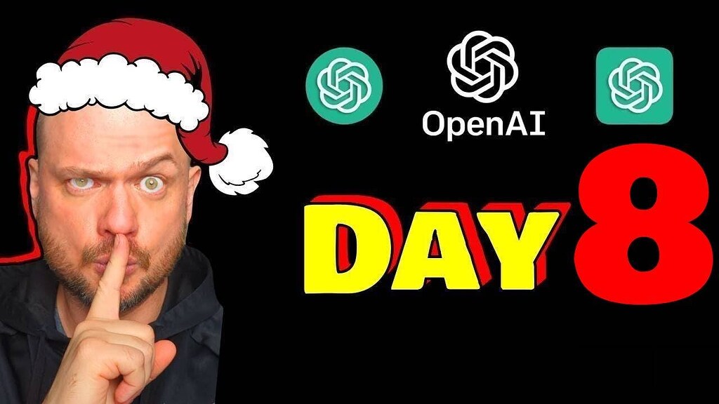 [DAY 8] OpenAI Live Stream | 12 days of OpenAI Releases and Demos 🎅 ️🎄 ...