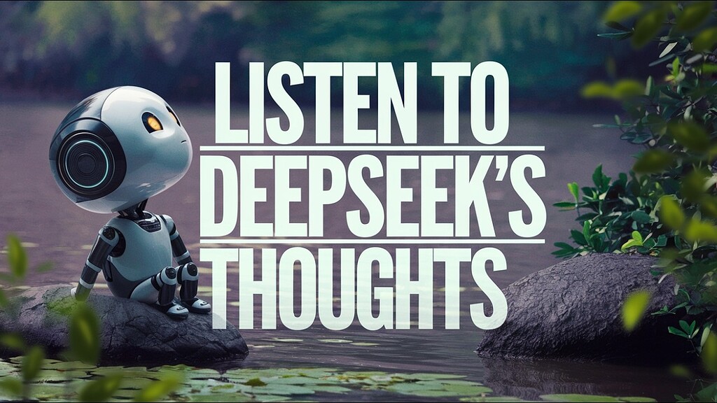 Listen to DeepSeek-r1's thoughts - open-source - Art of Smart