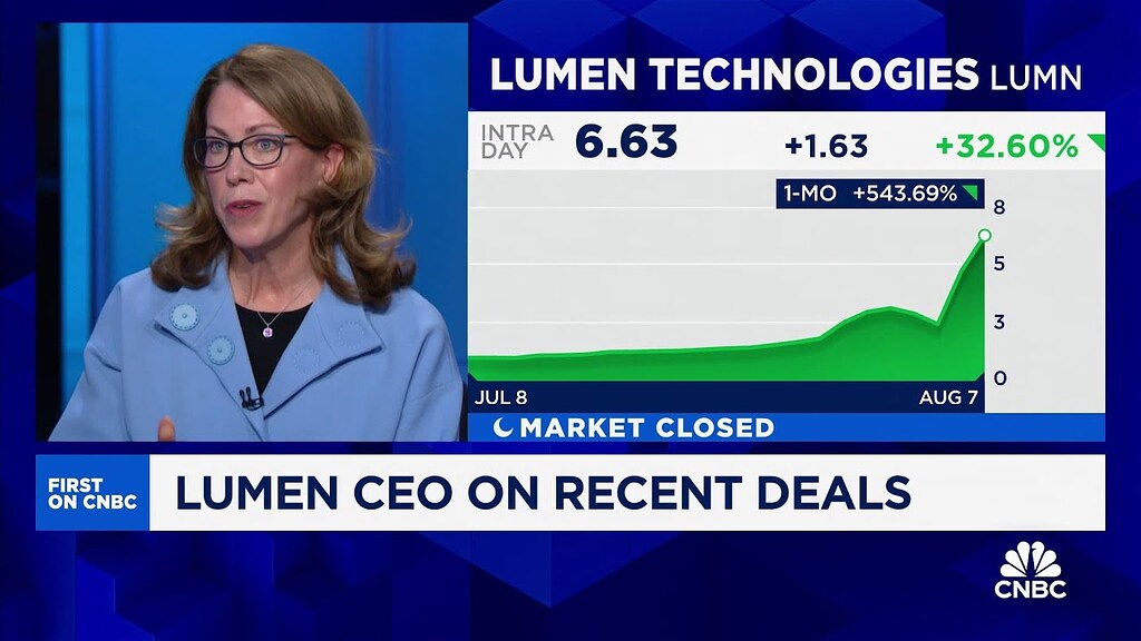 Lumen CEO Kate Johnson: We're building the backbone of the AI economy ...
