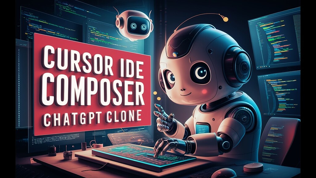 Building a ChatGPT clone with gpt-4o, claude 3.5 sonnet, gemini 1.5 pro using Cursor Composer ...