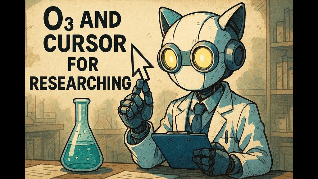 Using o3 in chatgpt and Cursor for deeper dives into topics - open-source - Art of Smart