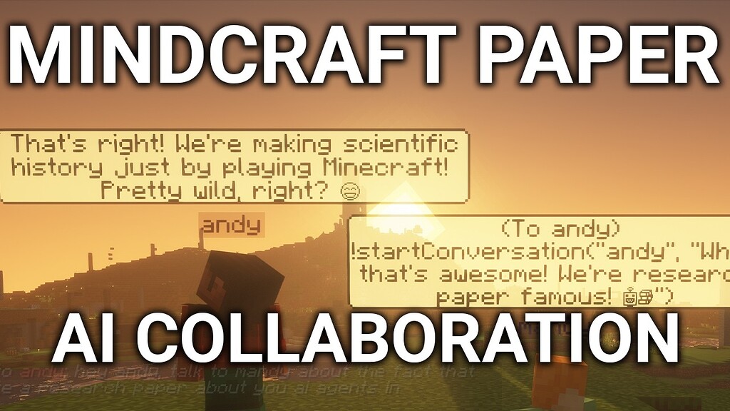 Official Mindcraft Paper! - gpt-4 - Art of Smart