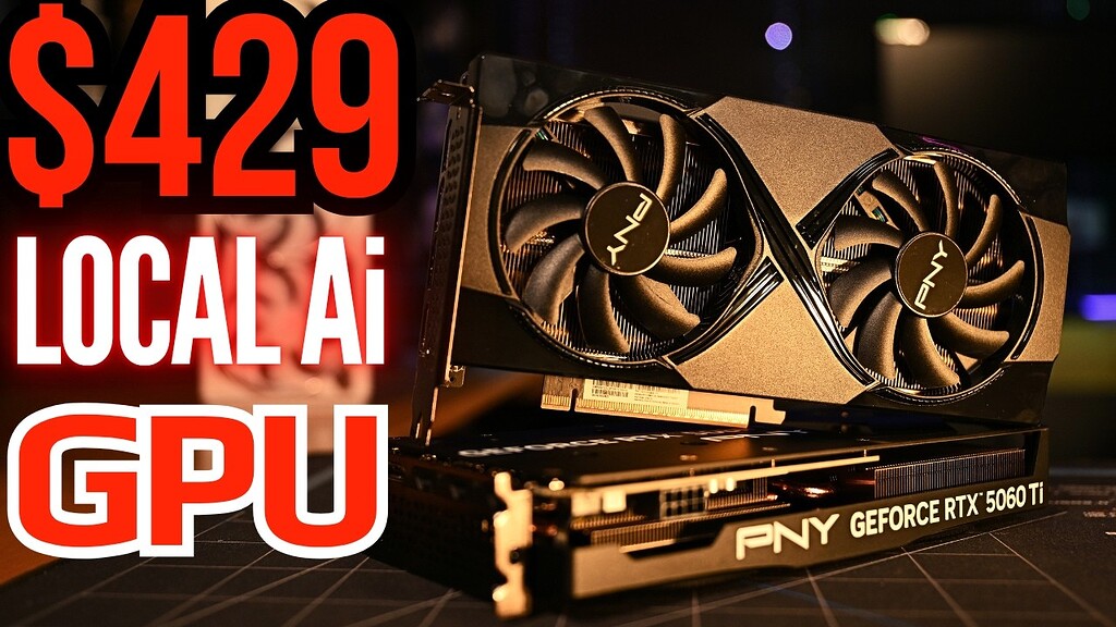 The Perfect Local AI GPU? NVIDIA's 5060 Ti 16GB Tested! - nvidia - Art ...