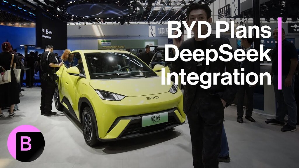 China's BYD Challenges Tesla With Plans to Add DeepSeek, Give Driver ...