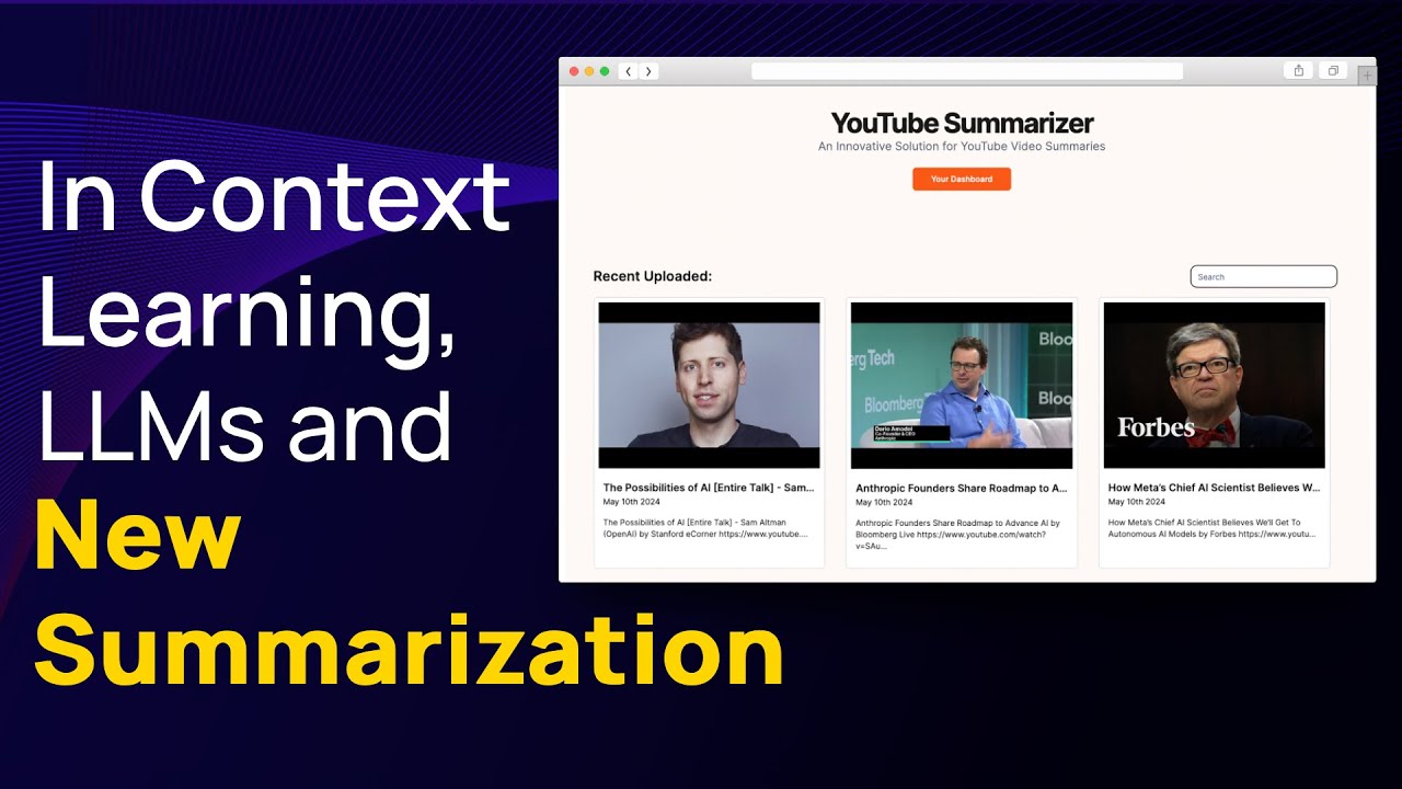 New Summarization Via In Context Learning With A New Class Of Models