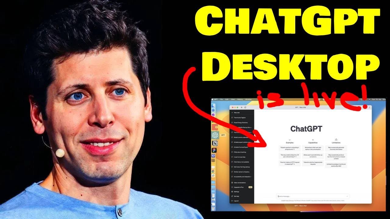 New ChatGPT Desktop App is LIVE | Start building with GPT-4o | ChatGPT ... New ChatGPT Desktop App is LIVE | Start building with GPT-4o | ChatGPT ...