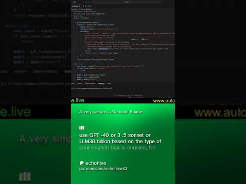 A very simple llm model router(code in description) - coding - Art of Smart
