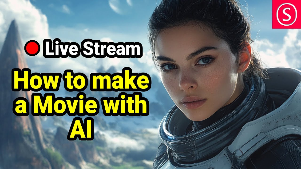 HOW TO make a MOVIE with AI - Live Stream - Join me & Have Fun - olivio ...