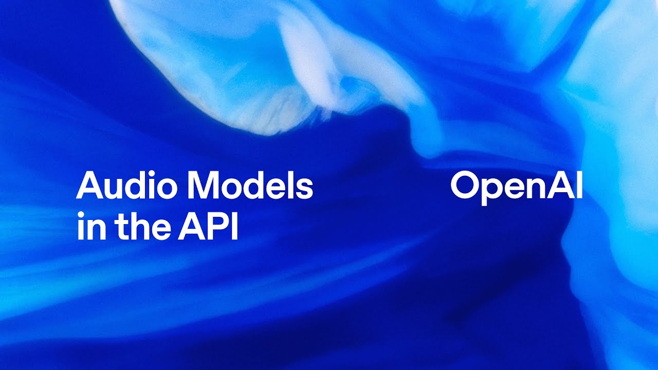 Audio Models In The Api Open Source Art Of Smart