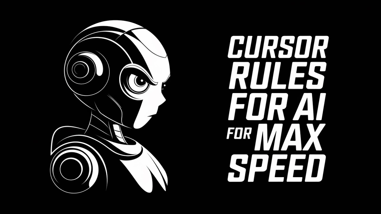 How to use "Rules For AI" for maximum speed in Cursor. Part of my 1000x ...