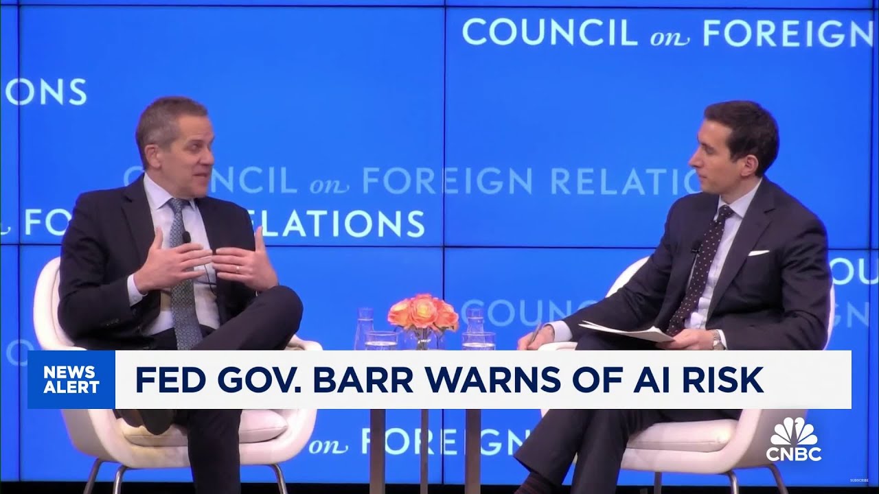 Fed Vice Chair Michael Barr on AI risks, state of the economy and ...
